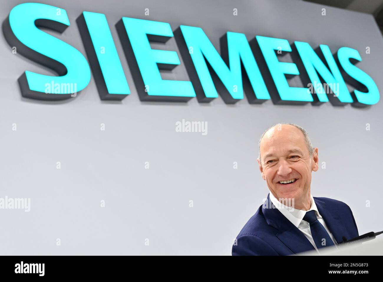 Munich. 9th Feb, 2023. Roland Busch (Chief Technology Officer and ...