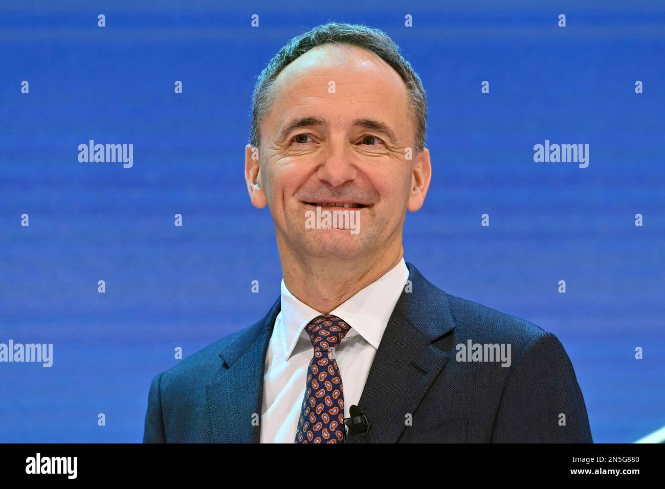 Munich. 9th Feb, 2023. Jim Hagemann SNABE (Chairman of the Supervisory ...