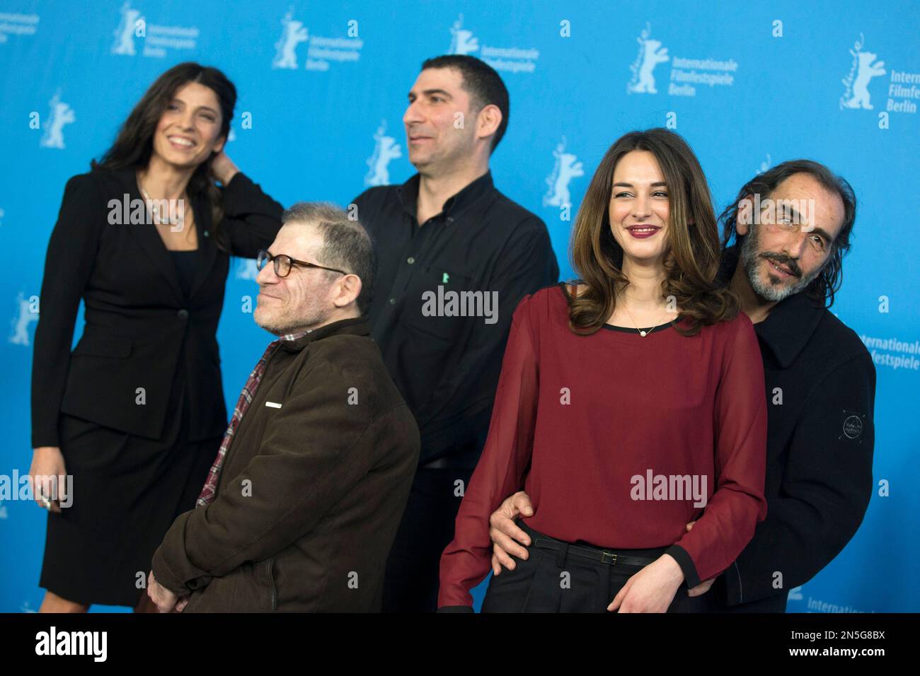 From left, actors Popi Tsapanidou and Petros Zervos, director Yannis ...