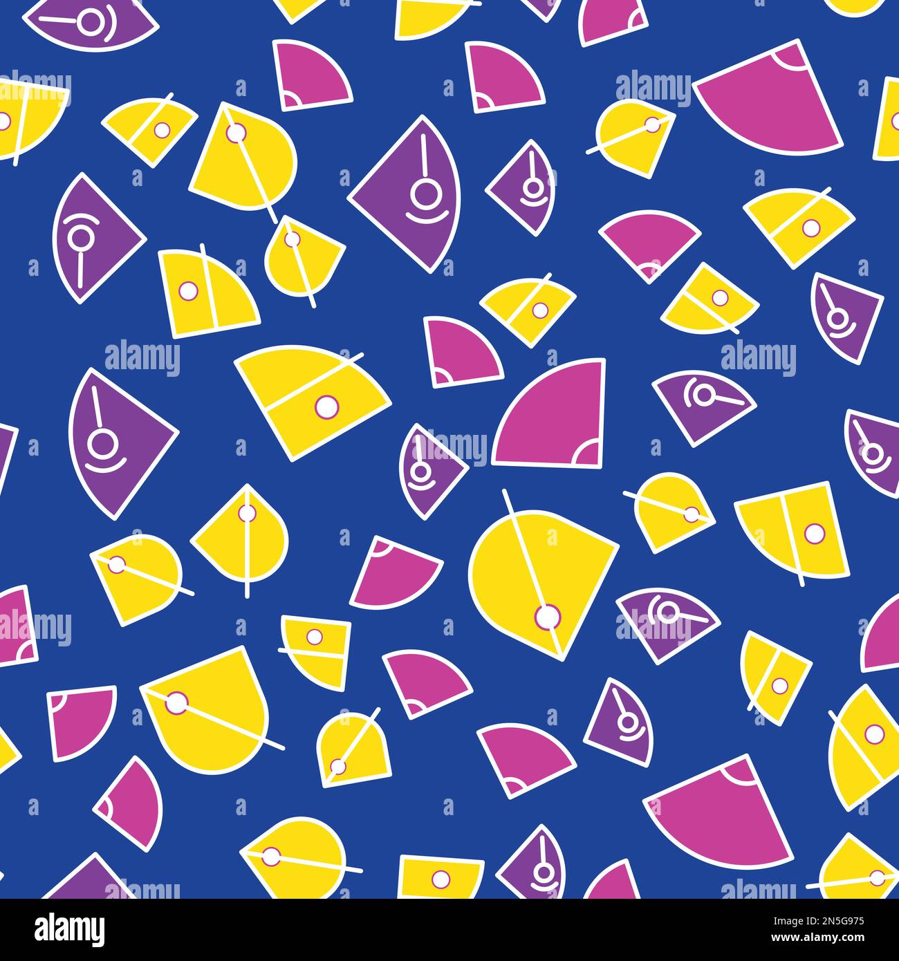 Trendy abstract brochure with colorful seamless abstract form color for ...