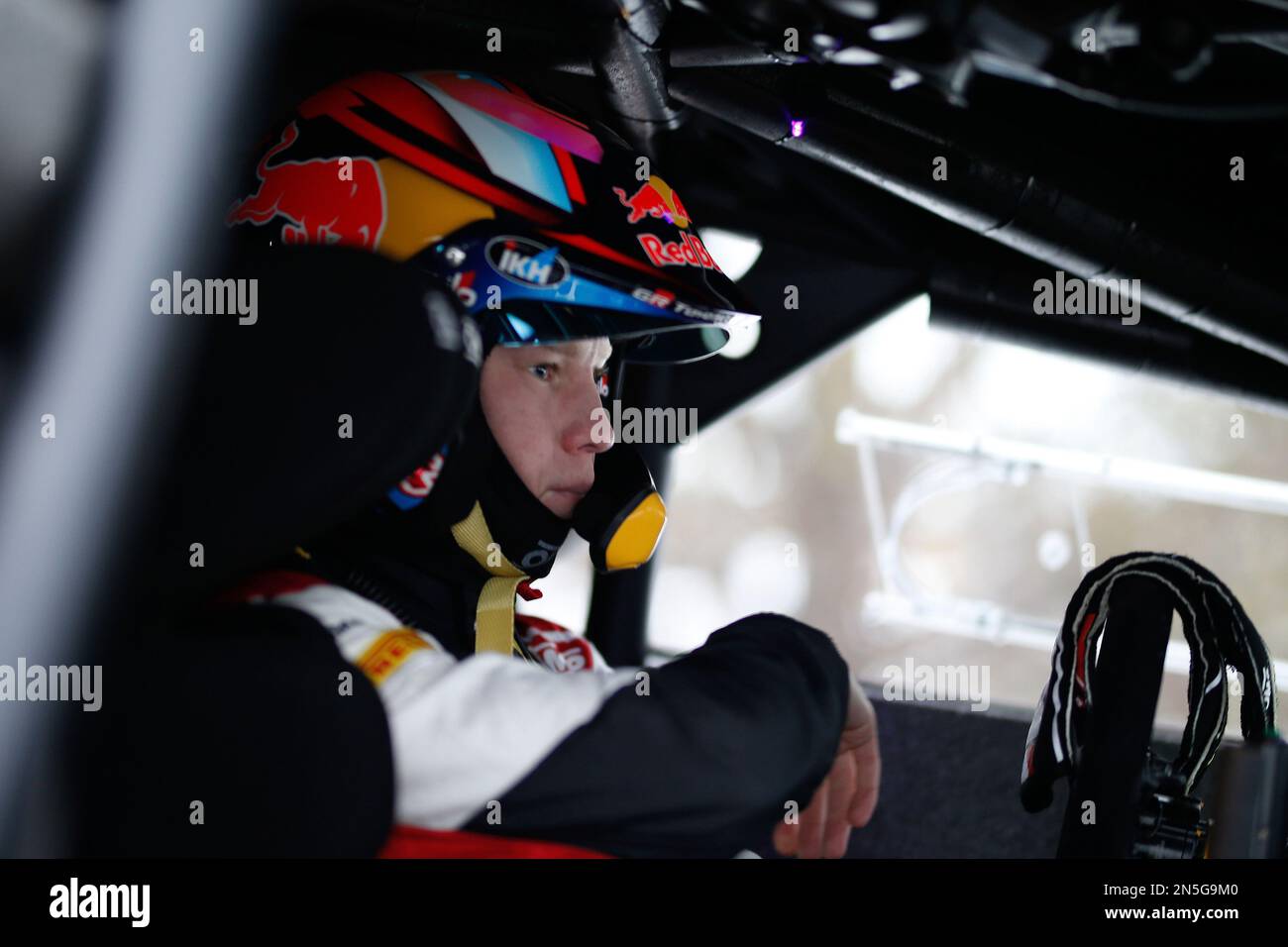 UMEÅ 20230209 Kalle Rovanperä (pictured), Finland with Jonne Halttunen ...