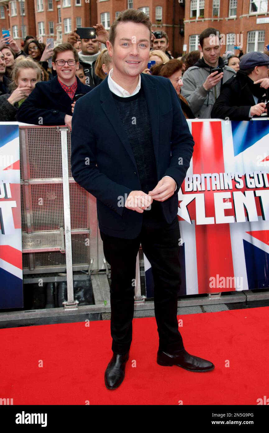 Stephen Mulhern arrives for the Britain's Got Talent London Auditions ...