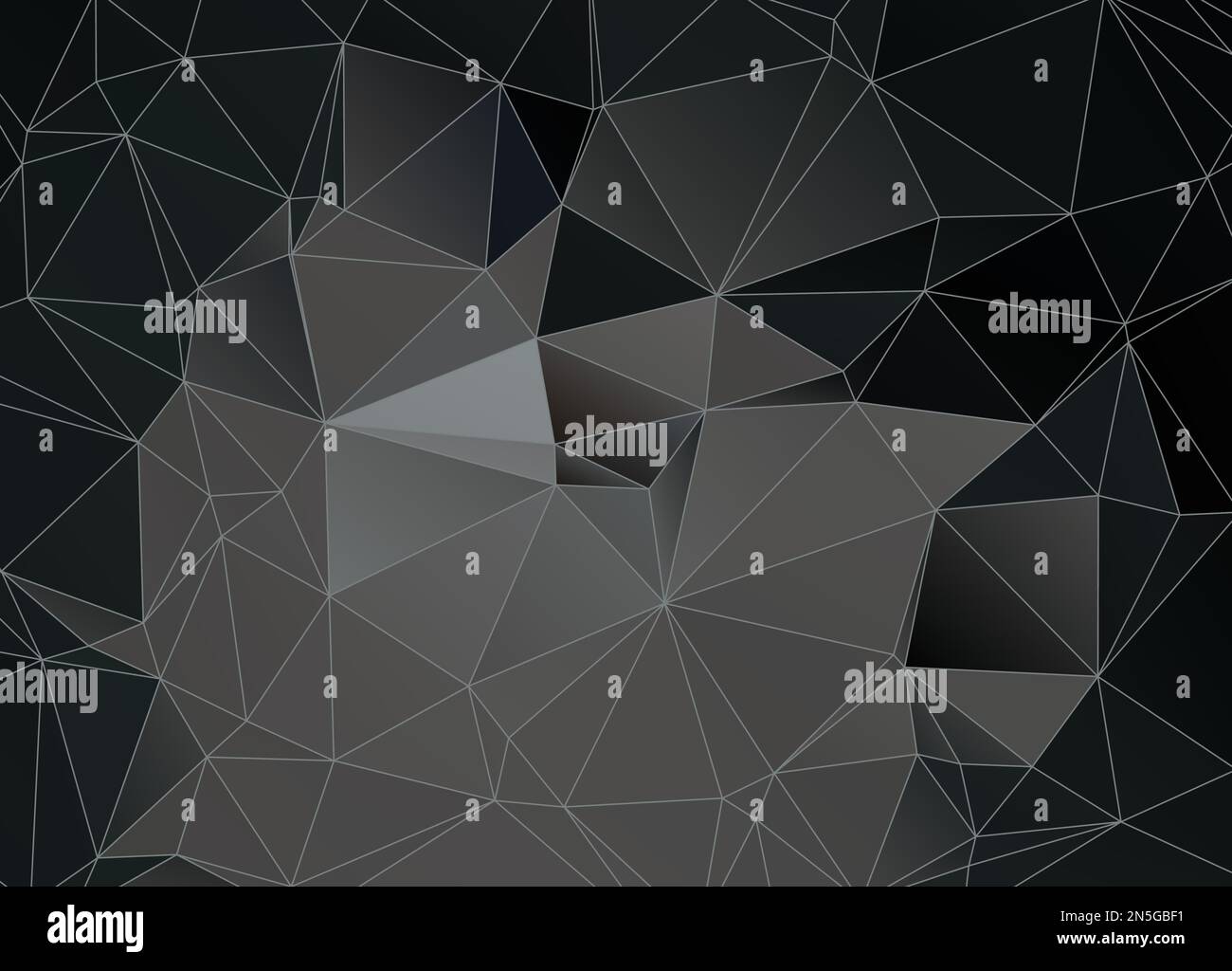 dark slate gray, gray, black colors abstract low poly vector background ...