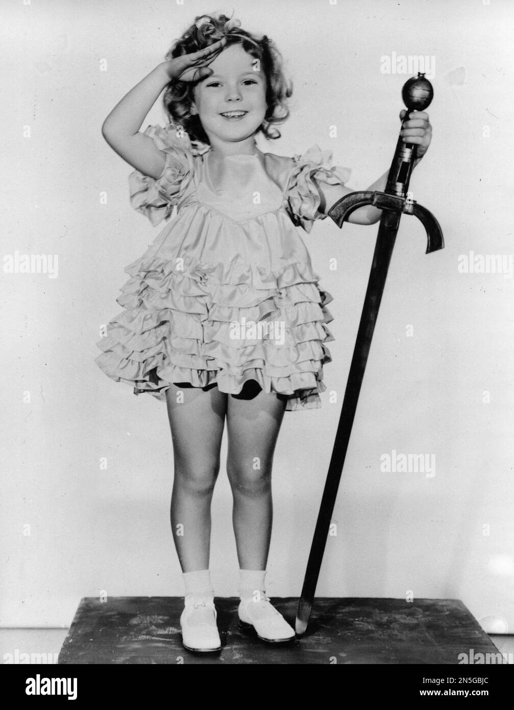 FILE - In this 1933 file photo, child actress Shirley Temple is seen in ...