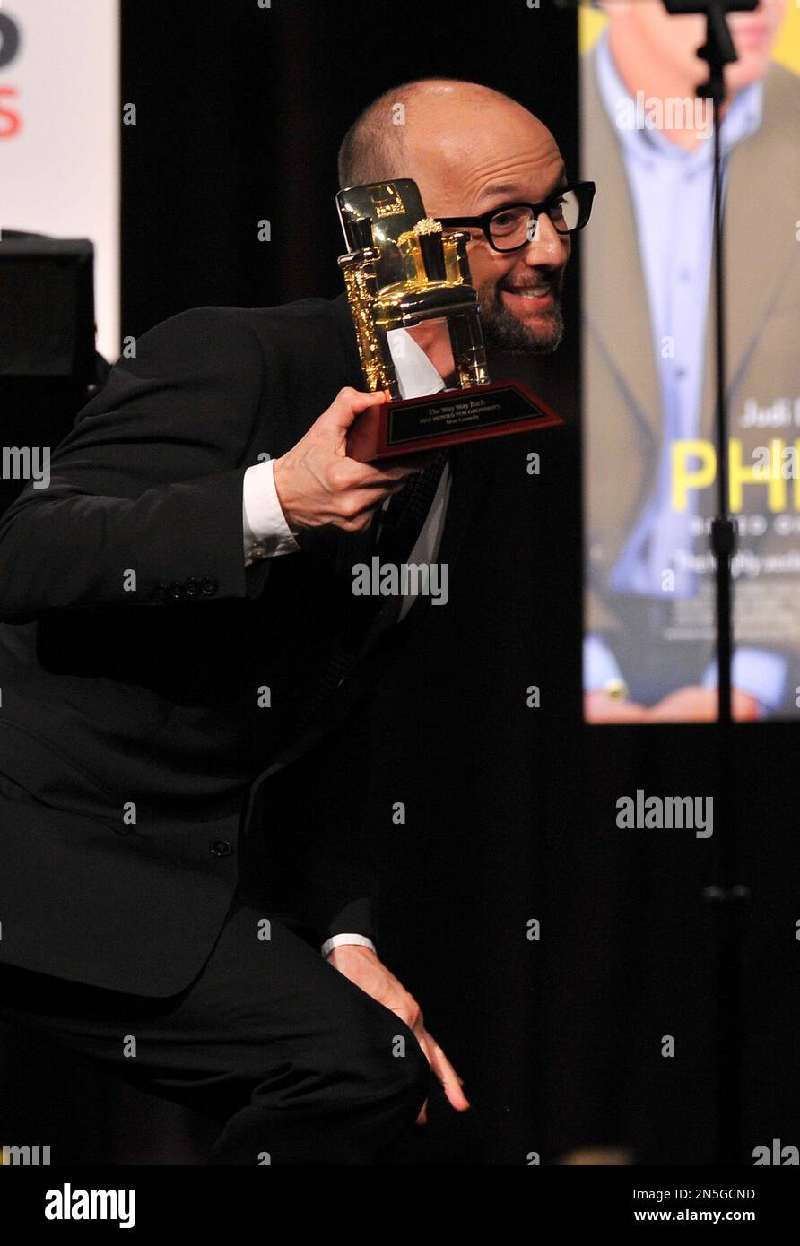 Actor/screenwriter Jim Rash speak onstage at the 2014 AARP's Movies for ...