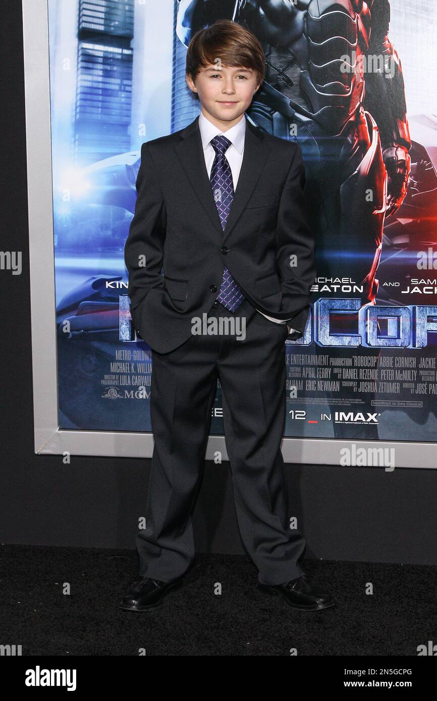 Actor John Paul Ruttan attends the premiere of "RoboCop" at the TCL ...