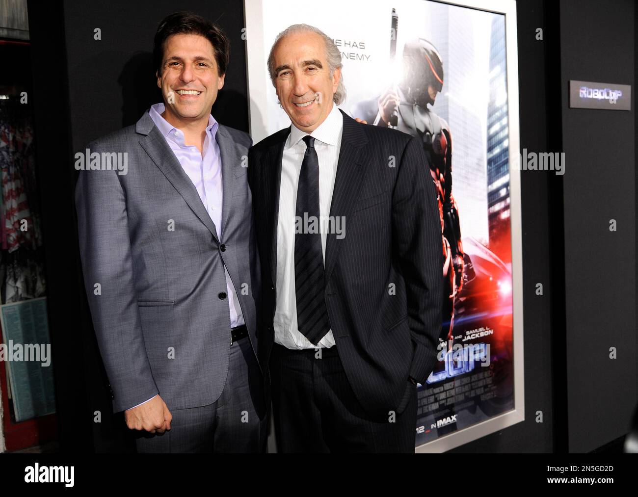 Jonathan Glickman, left, MGM president of film, and Gary Barber ...