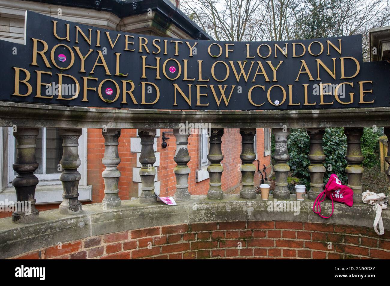 Egham, UK. 9th February, 2023. University and College Union (UCU ...