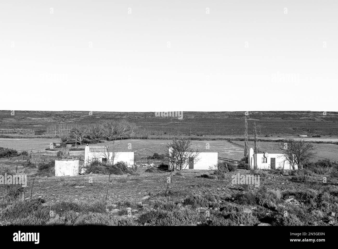 Sutherland, South Africa - Sep 4, 2022: Farm worker houses at ...
