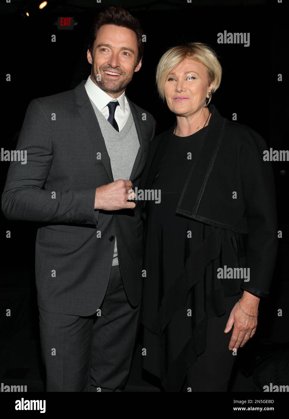 Hugh Jackman and Deborra-Lee Furness attend the Donna Karan 30th ...