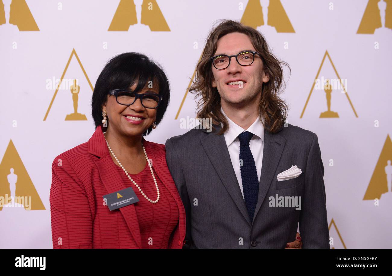 President of the Academy Cheryl Boone Isaacs and Crispin Struthers ...