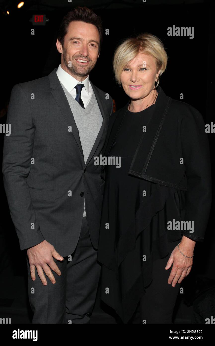 Hugh Jackman and Deborra-Lee Furness attend the Donna Karan 30th ...