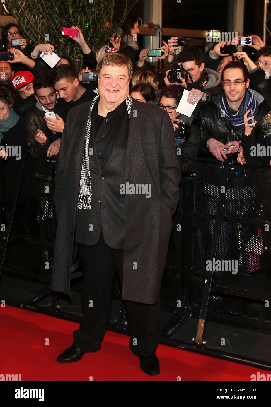 American actor John Goodman poses for photographers on the red carpet ...