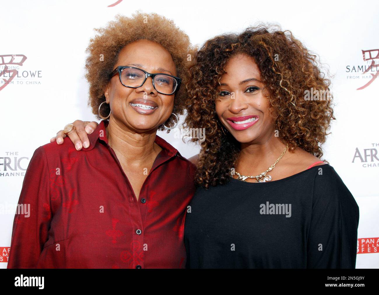 TV and entertainment journalist Tanika Ray (R) seen with Paula Williams ...
