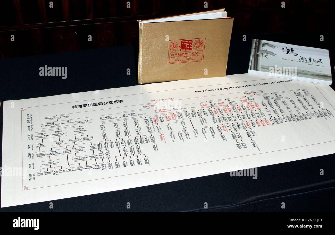 Family tree replica seen at Paula Williams Madison hosted industry ...