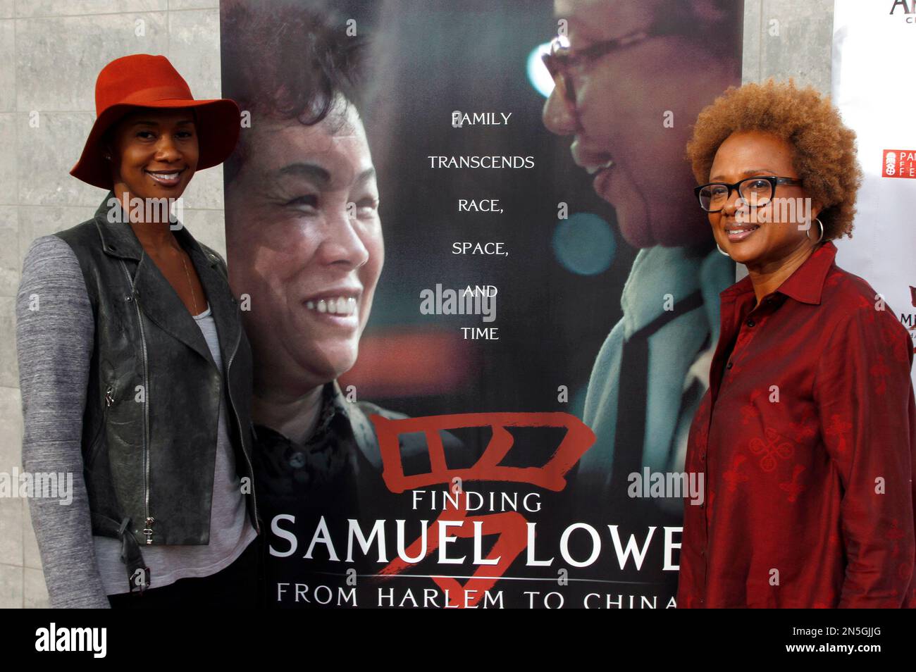 Imani Walker (L) seen with her mother Paula Williams Madison who hosted industry friends at ...