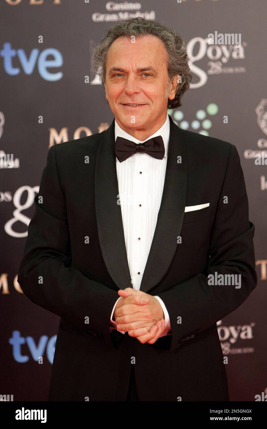 Spanish actor Jose Coronado poses for photographers on the red carpet ...