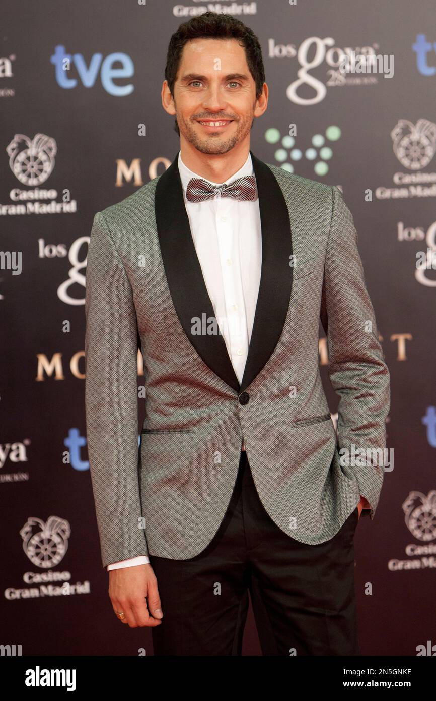 Spanish actor Paco Leon poses for photographers on the red carpet ...