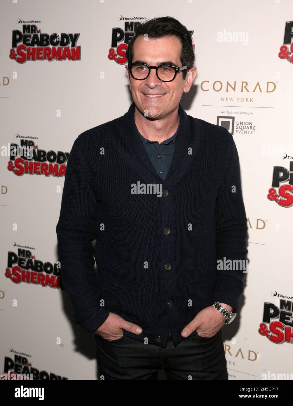Actor Ty Burrell attends a screening of "Mr. Peabody & Sherman" hosted ...
