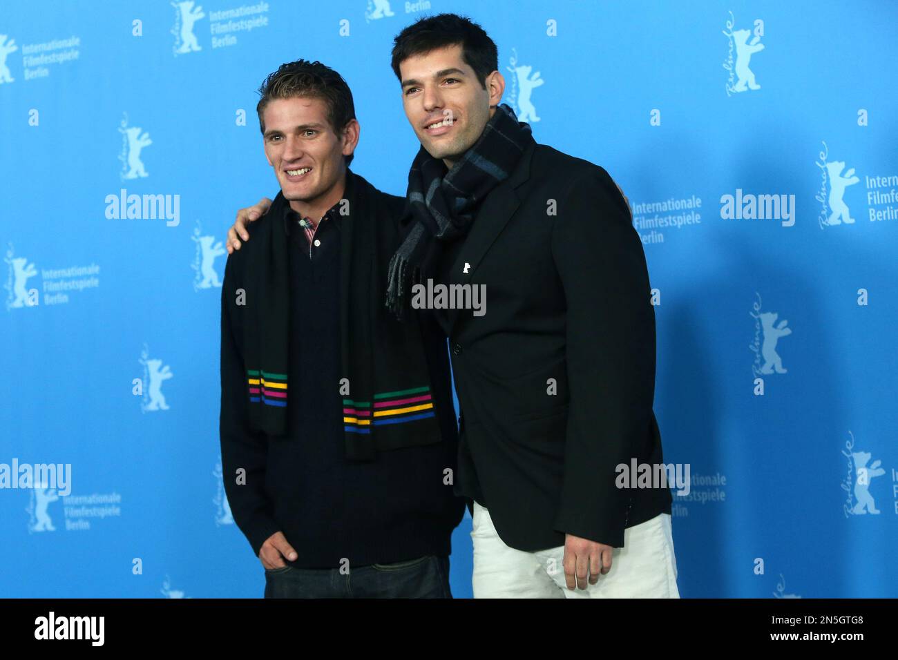 Actor Jonathan Da Rosa and director Benjamin Naishtat attend the photo ...