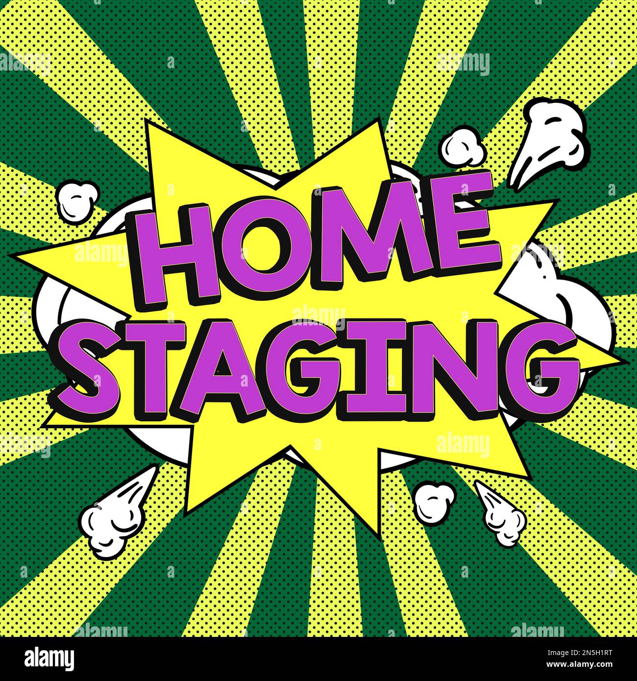Text showing inspiration Home Staging. Word Written on preparation of a ...