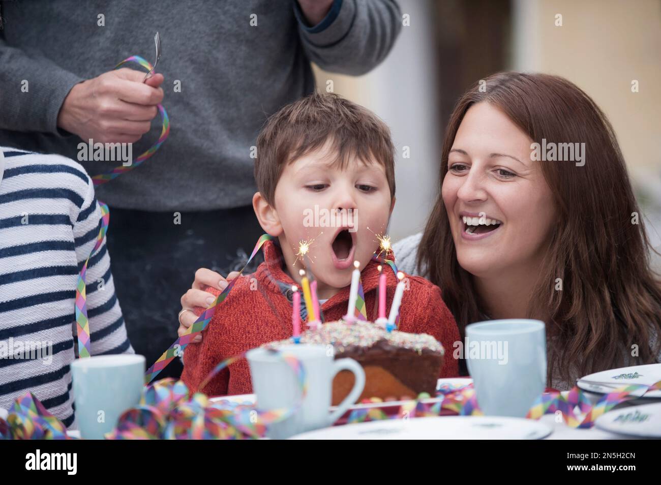 Little Boy Blowing Out Birthday Candles at Amelia Woodhouse blog