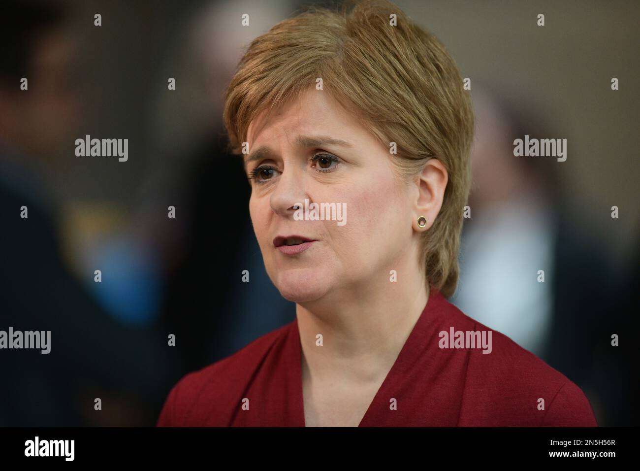 Edinburgh Scotland, UK 09 February 2023. First Minister of Scotland ...