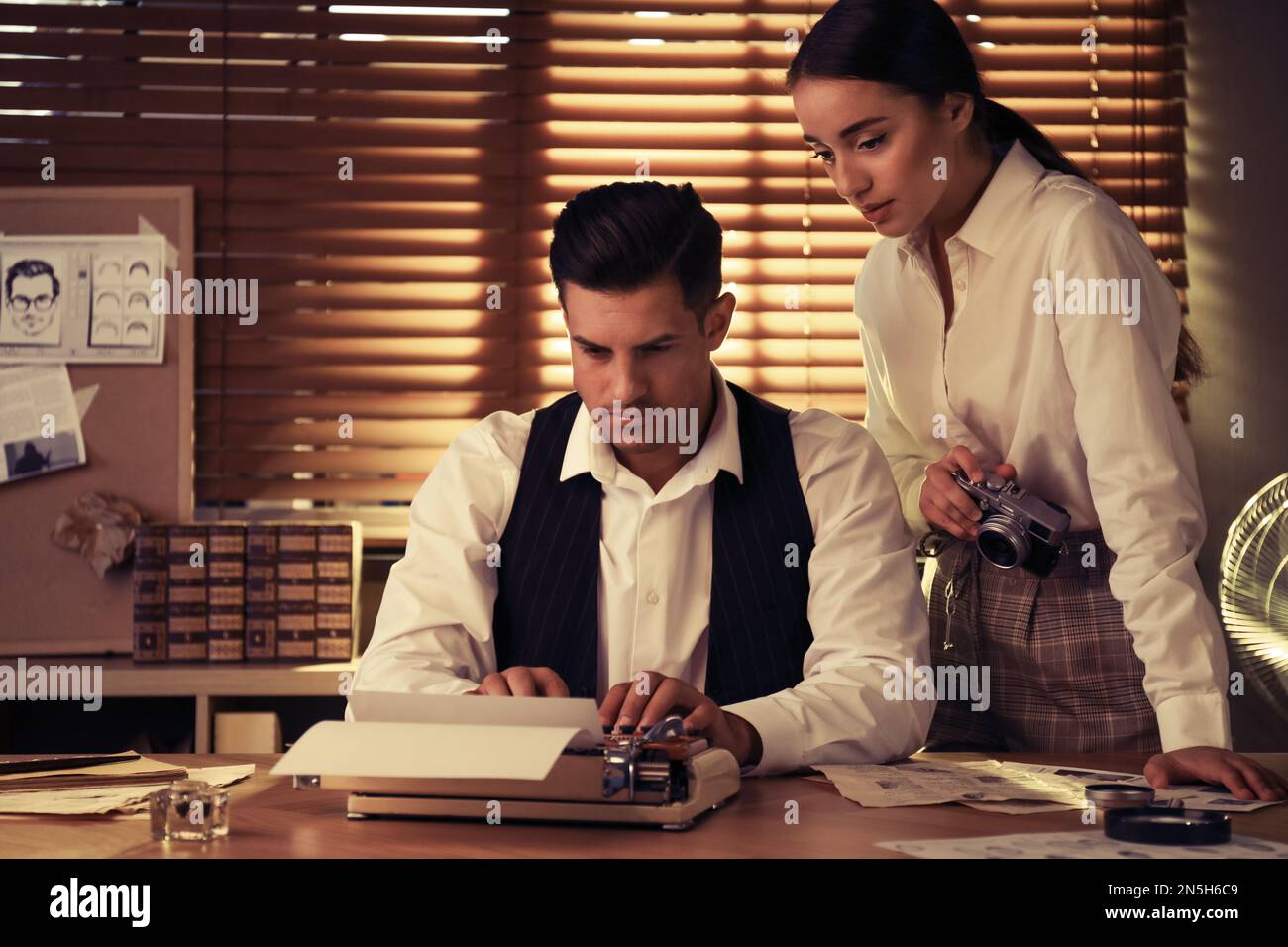 Police detective colleague hi-res stock photography and images - Alamy