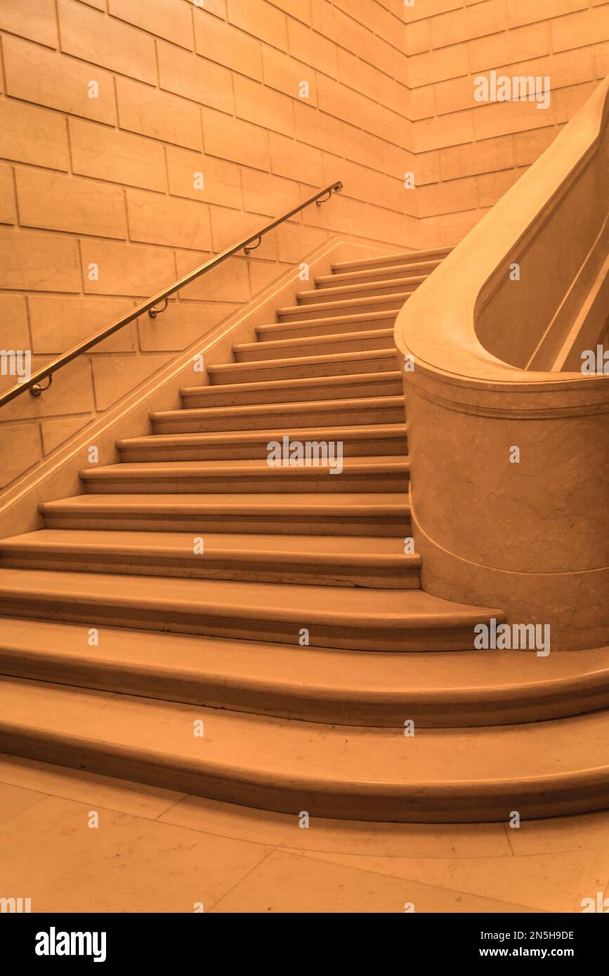 Staircase inside 18th century hi-res stock photography and images - Alamy