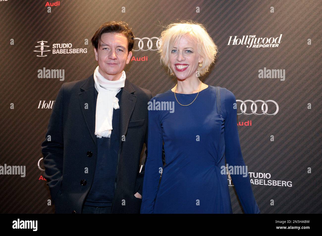 Anthony James and Katja Eichinger attend The Hollywood Reporter Party ...
