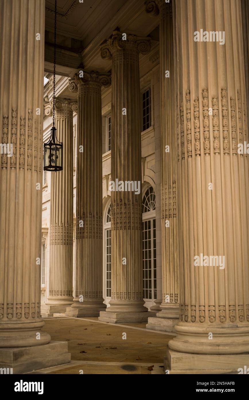 Constitution Hall, a renowned concert hall in a historic Neo-classical ...