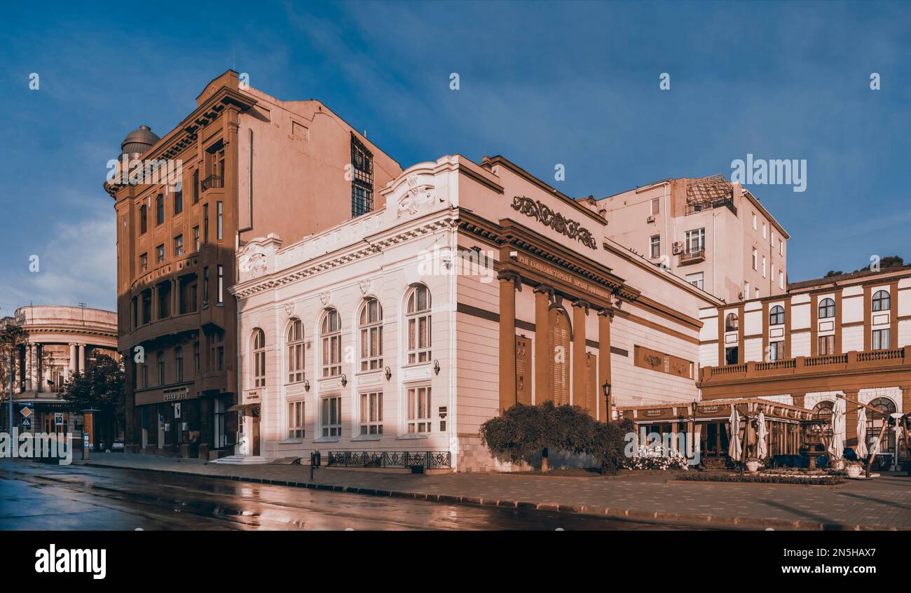 Historic buildings in the center of Odessa, Ukraine Stock Photo - Alamy