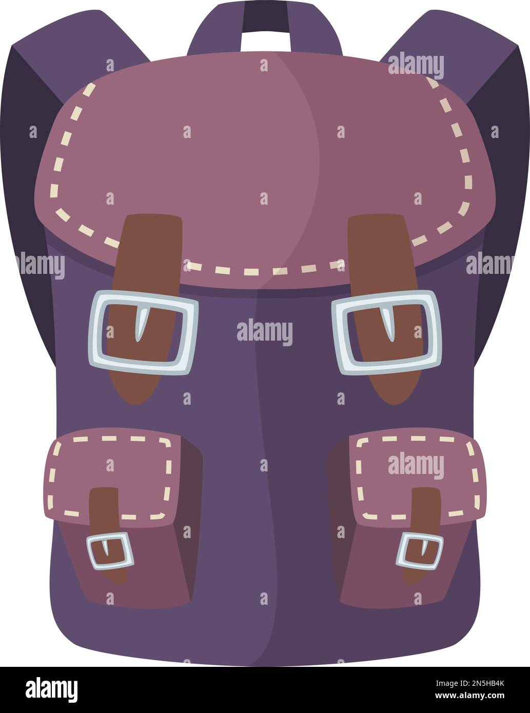 Cartoon backpack hi-res stock photography and images - Alamy