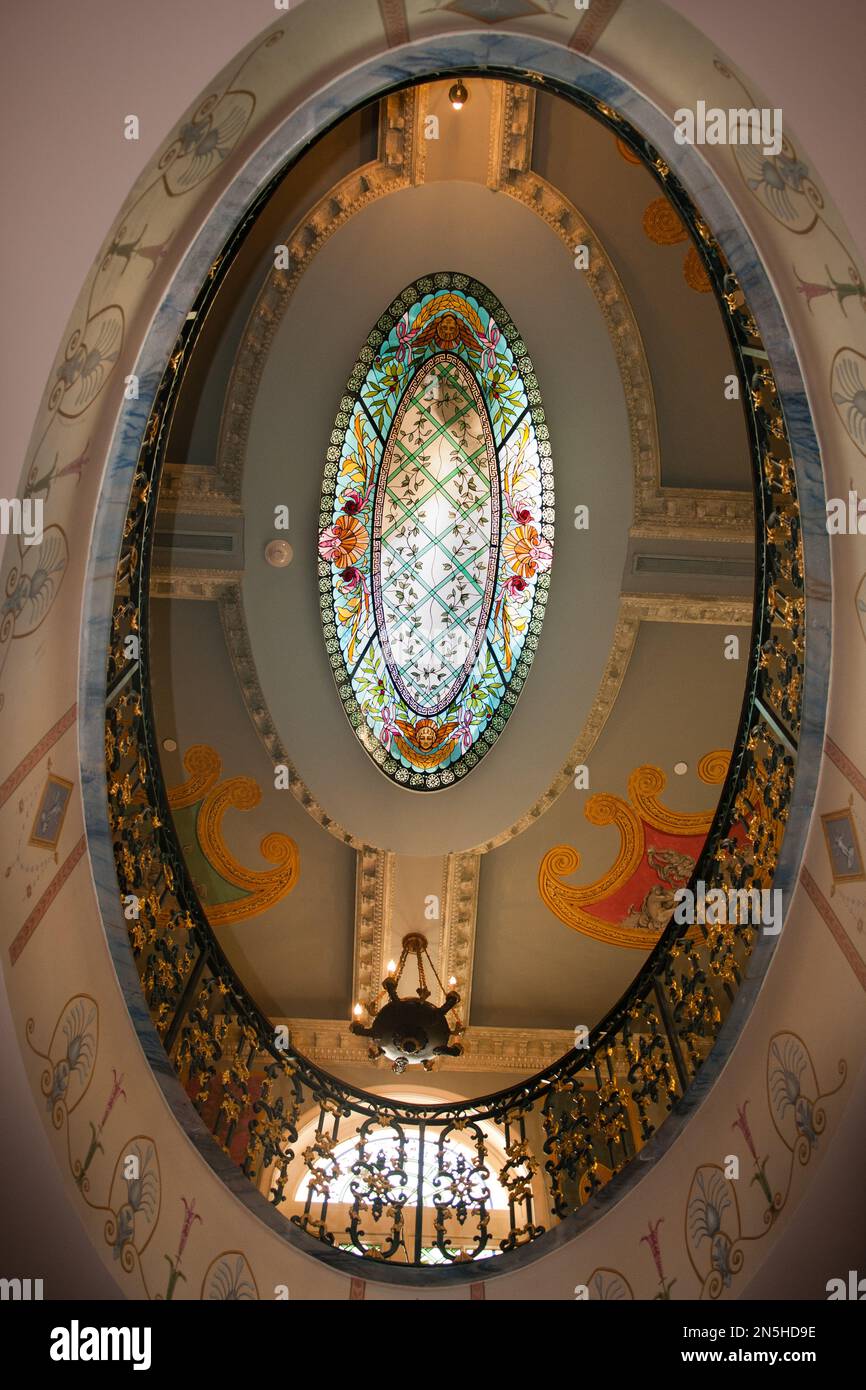 Picture of a ceiling at the former Versace Mansion in the South Beach ...