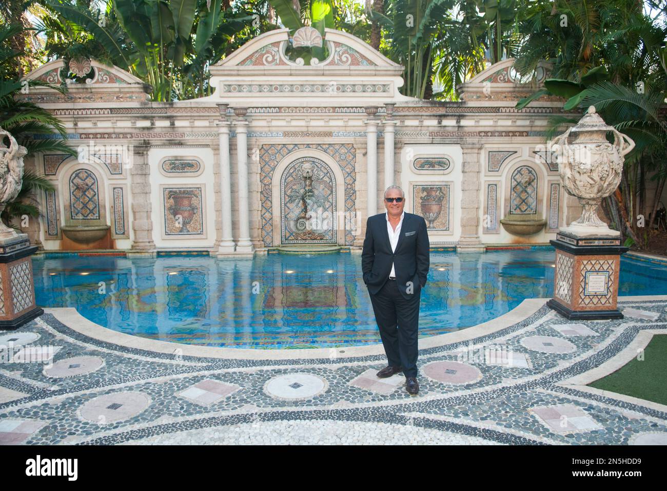 Ralph Nakash at the former Versace Mansion in the South Beach area of ...