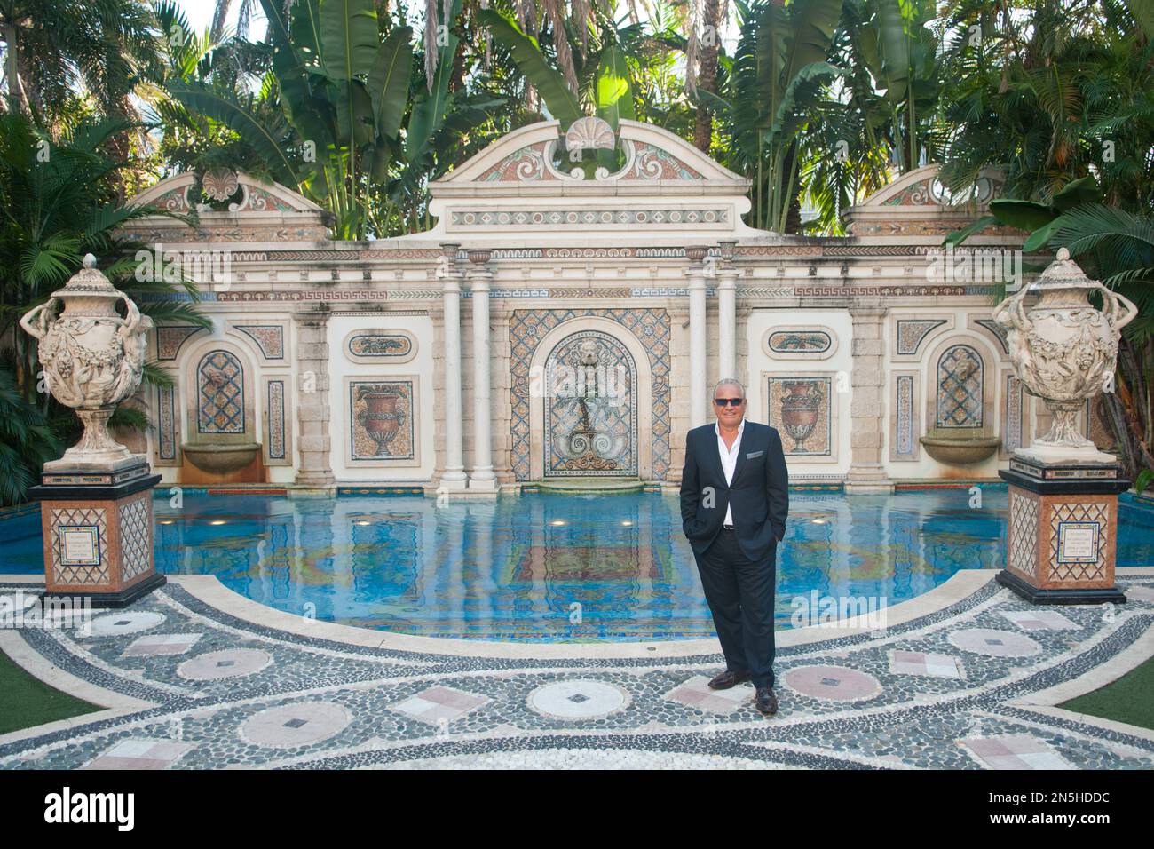 Ralph Nakash at the former Versace Mansion in the South Beach area of ...