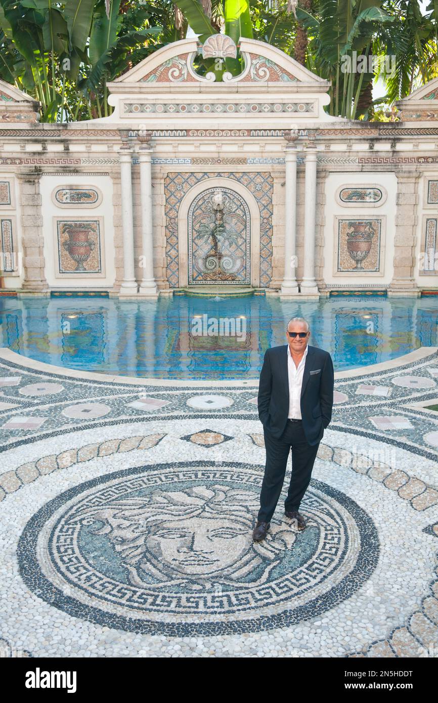 Ralph Nakash at the former Versace Mansion in the South Beach area of ...