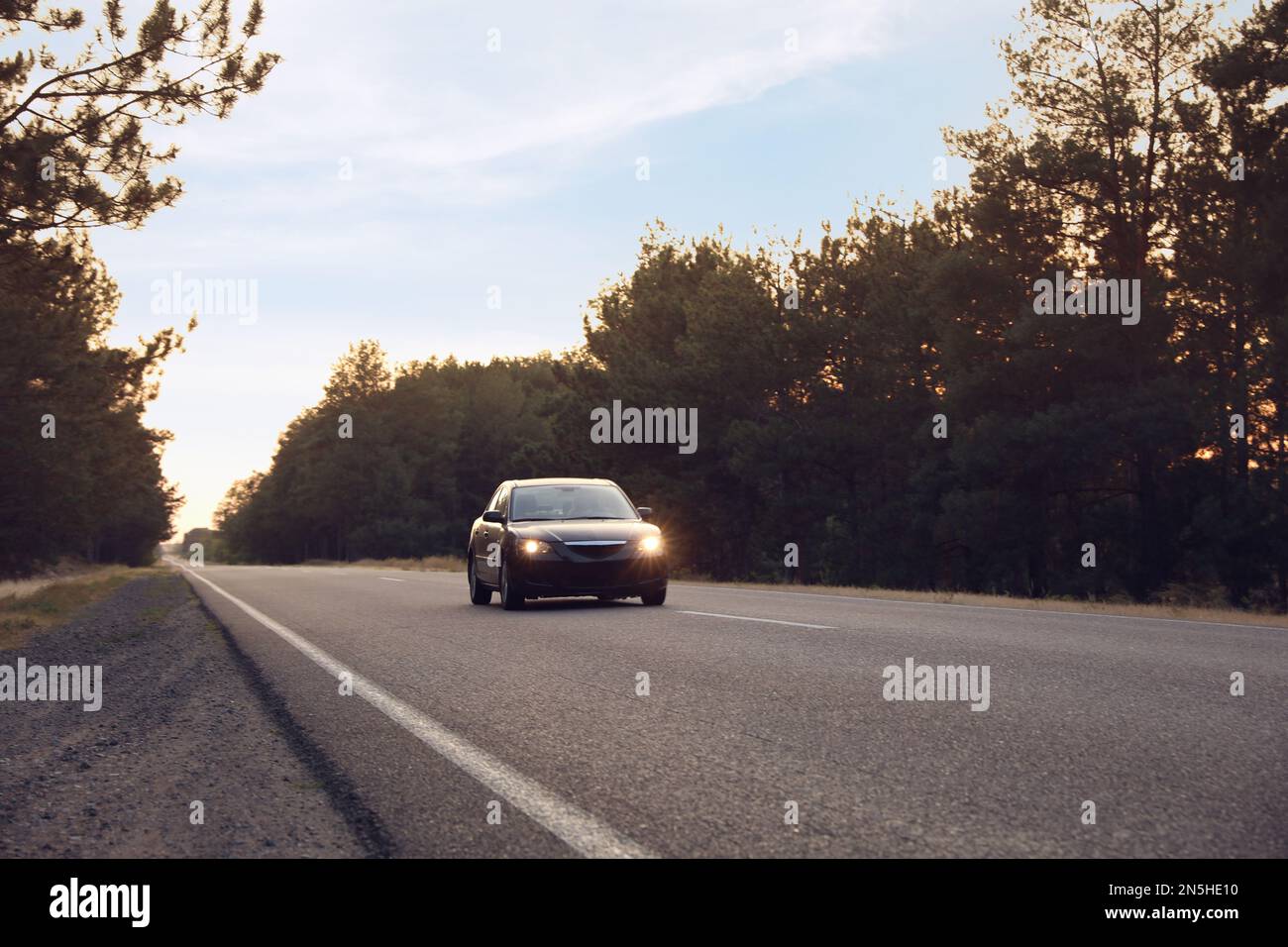 Beautiful scenery background car background hi-res stock photography ...