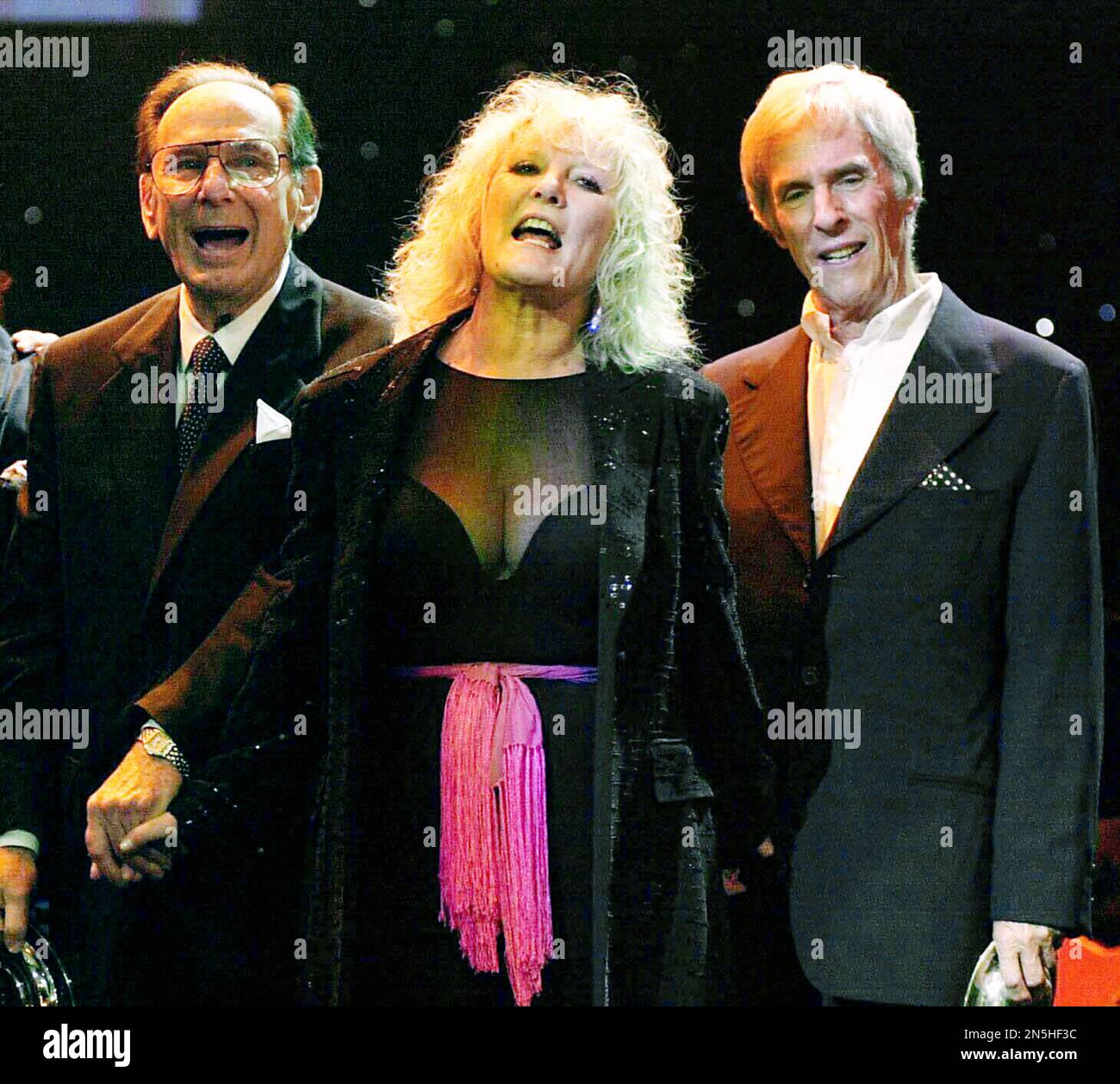 File photo dated 30/06/00 Hal David (left) and Burt Bacharach with ...