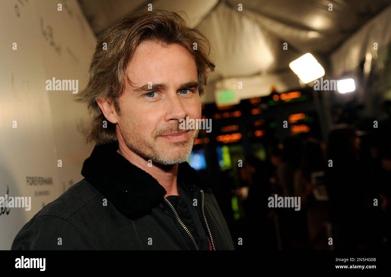 Sam Trammell poses at the premiere of the film "In Secret" on Thursday ...