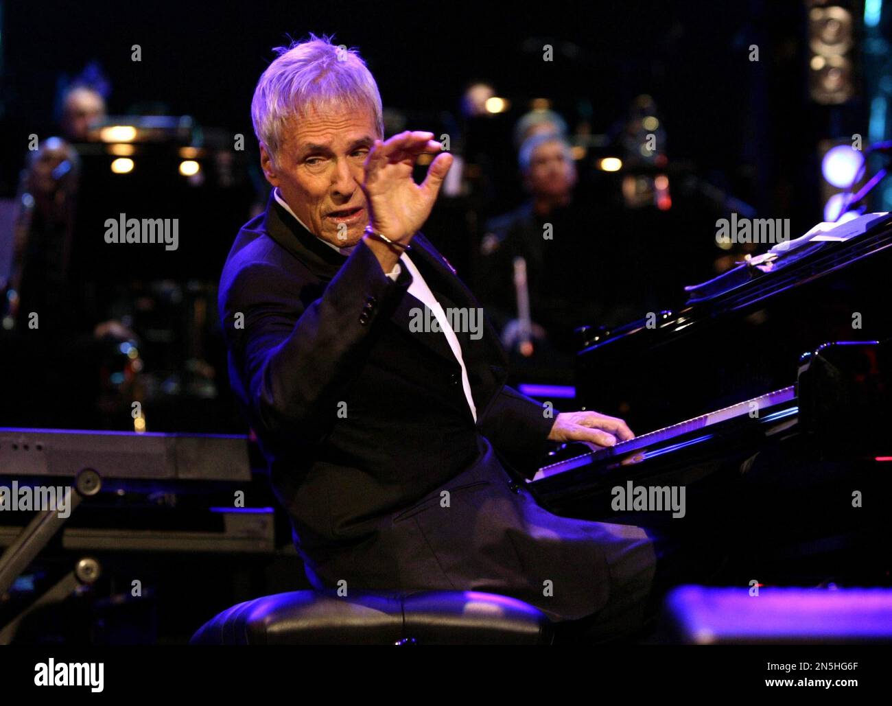 File photo dated 22/10/08 Burt Bacharach performing with the BBC ...