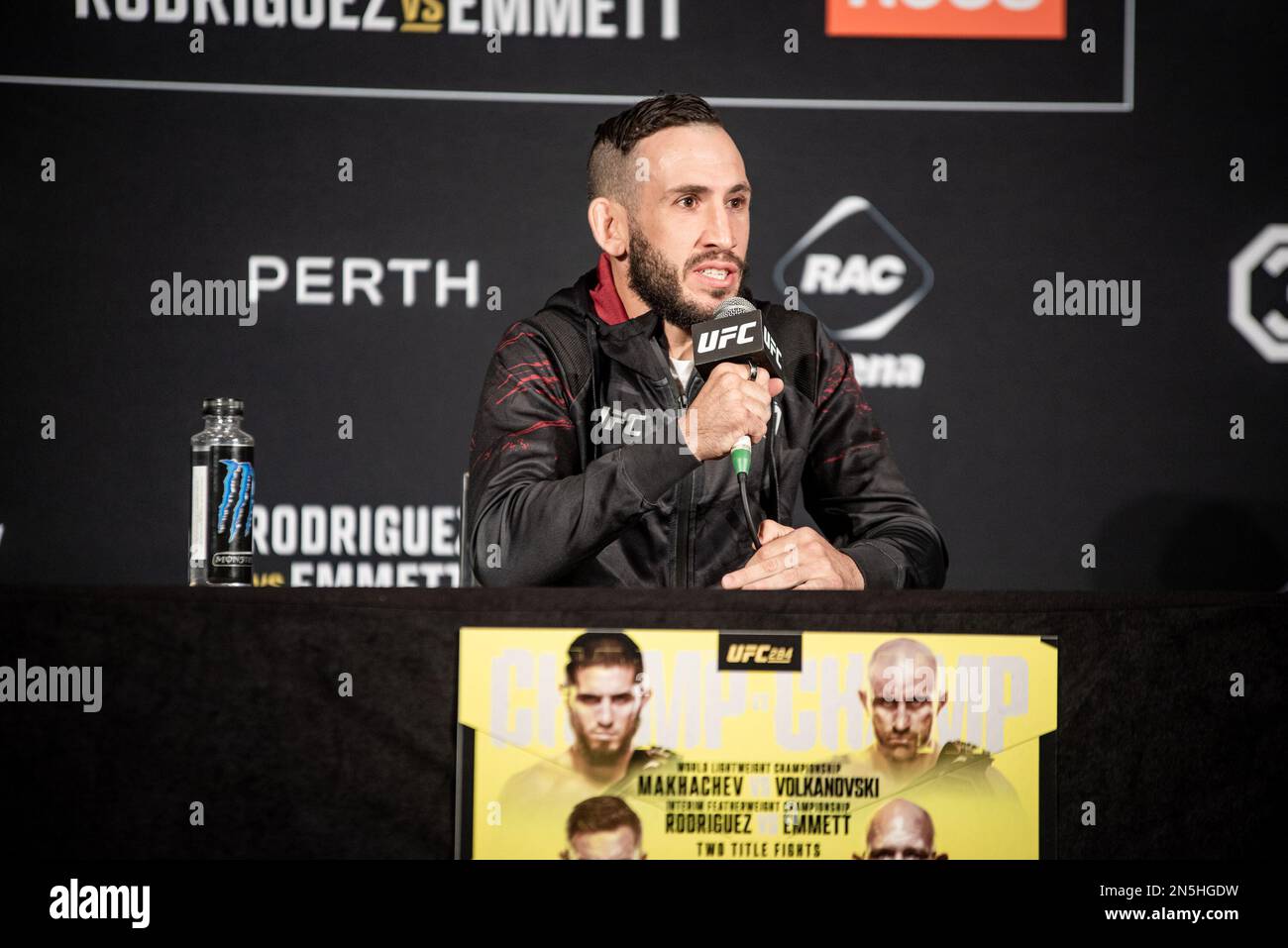 PERTH, AUSTRALIA - FEBRUARY 9: Shane Young addresses the press ahead of ...
