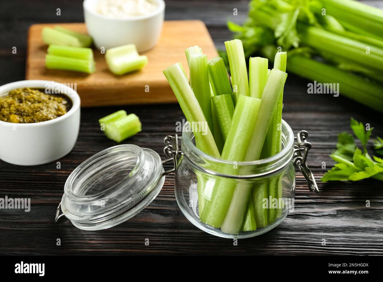 Celery sticks jar hi-res stock photography and images - Alamy