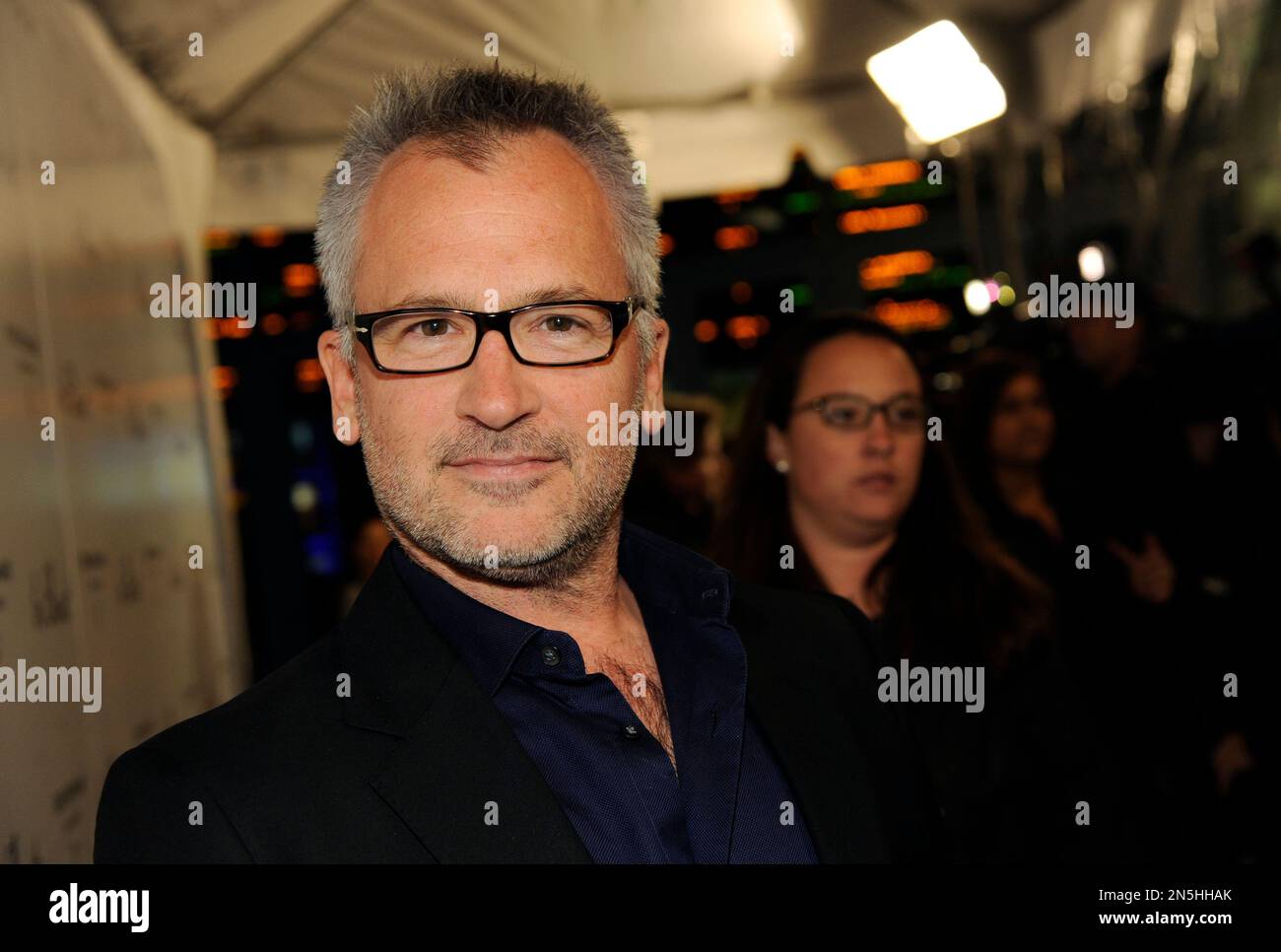 Charlie Stratton, writer/director of "In Secret," poses at the premiere ...
