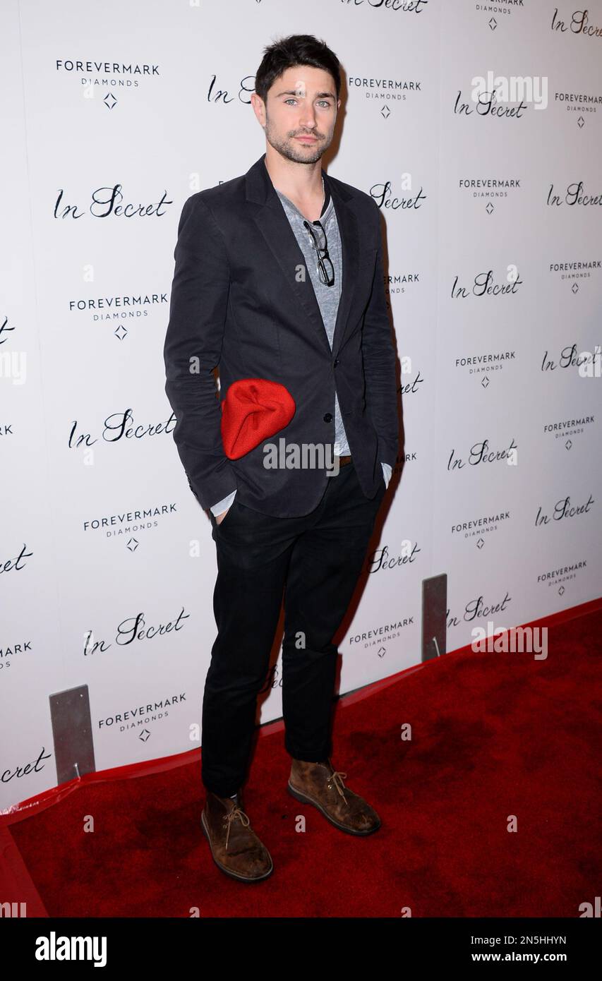 Matt Dallas arrives at the Los Angeles premiere of "In Secret" at ...