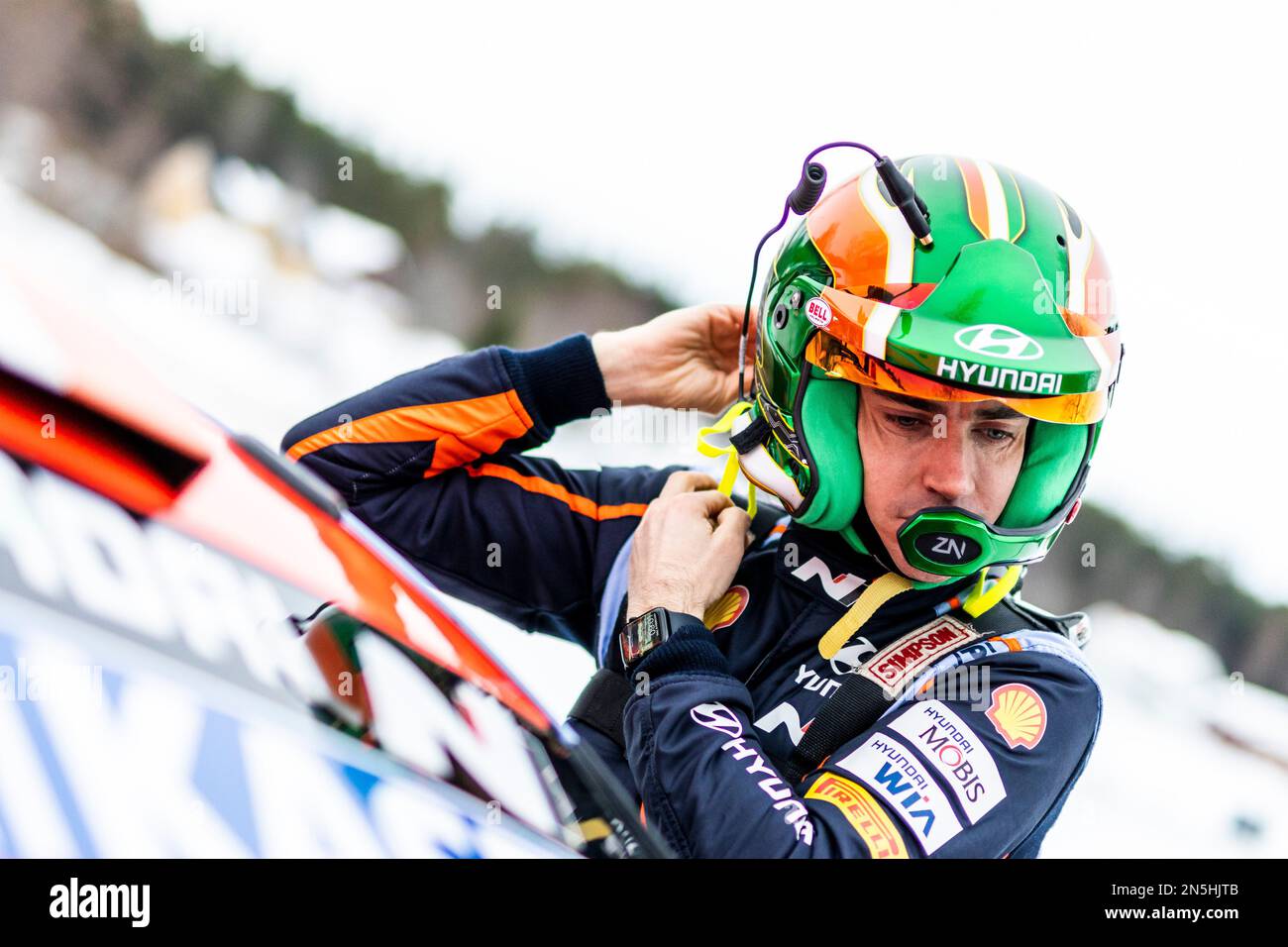 Ume, Sweden. 9th February, 2023. BREEN Craig (IRL), HYUNDAI SHELL MOBIS ...