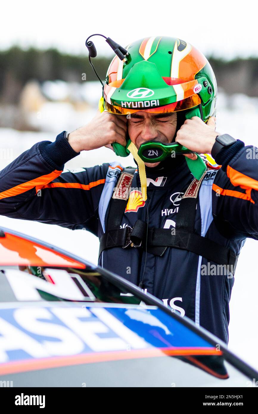 Ume, Sweden. 9th February, 2023. BREEN Craig (IRL), HYUNDAI SHELL MOBIS ...