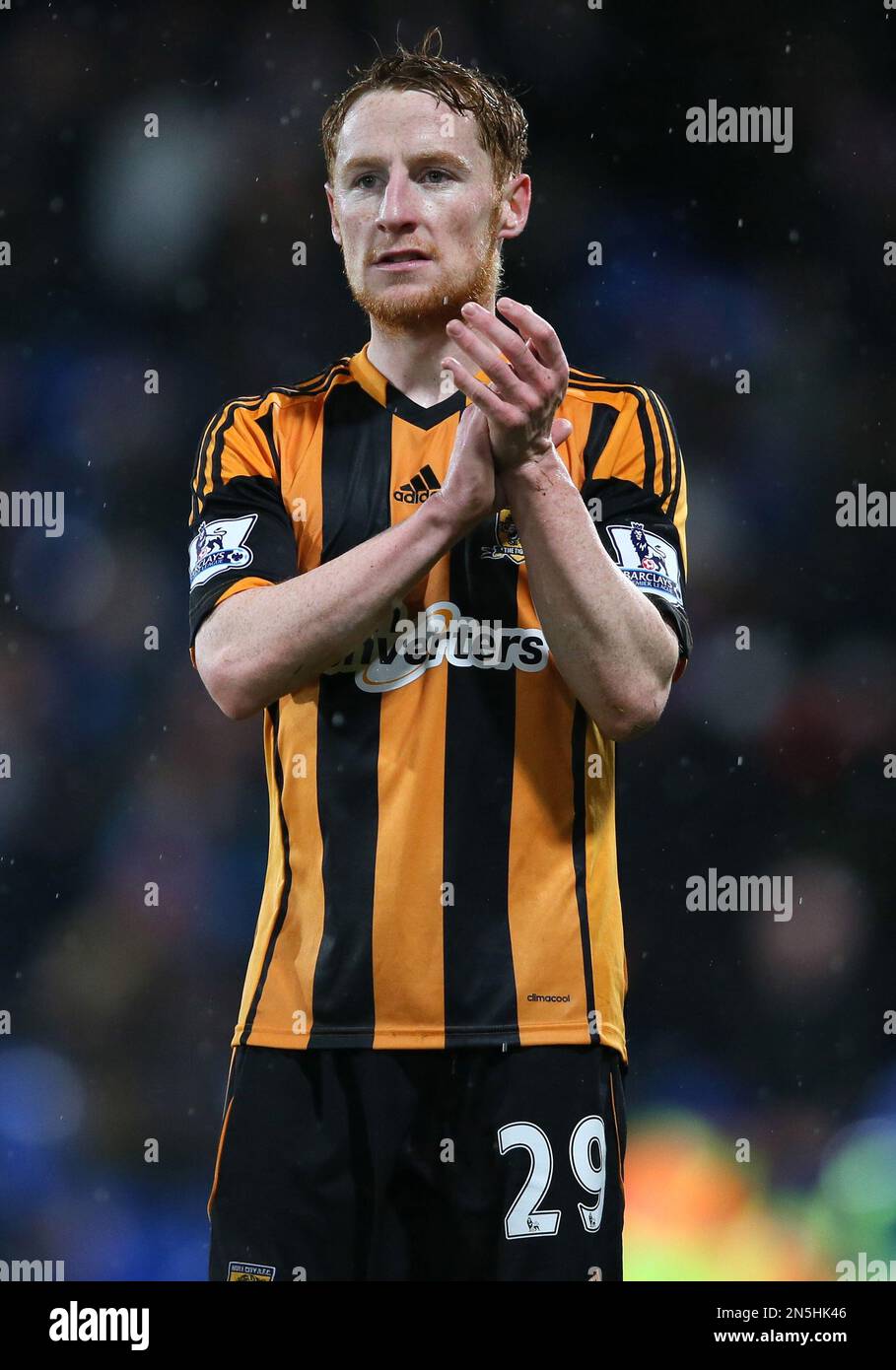 Hull's Stephen Quinn is seen at the end of the game following the ...