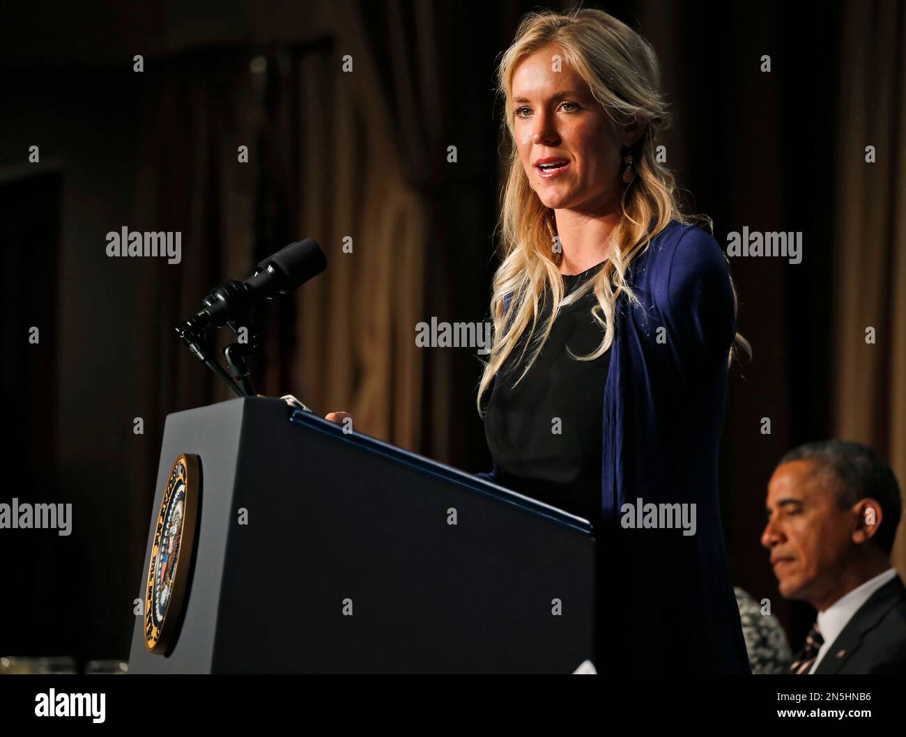 Surfer Bethany Hamilton Dirks, who lost her left arm in a shark attack ...