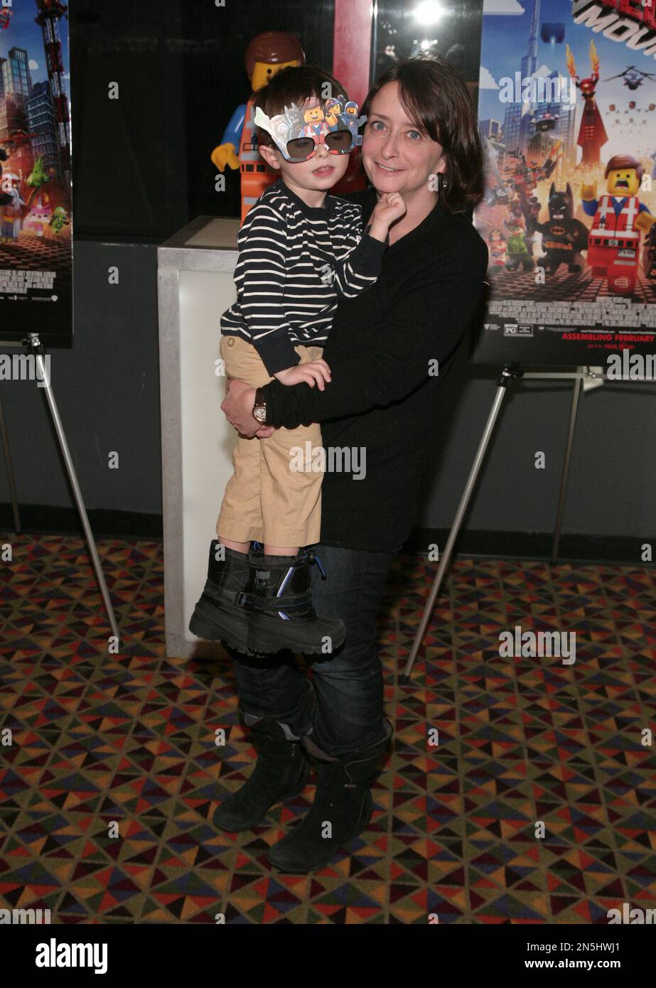 Actress Rachel Dratch and her son Eli Benjamin Wahl attend a screening ...